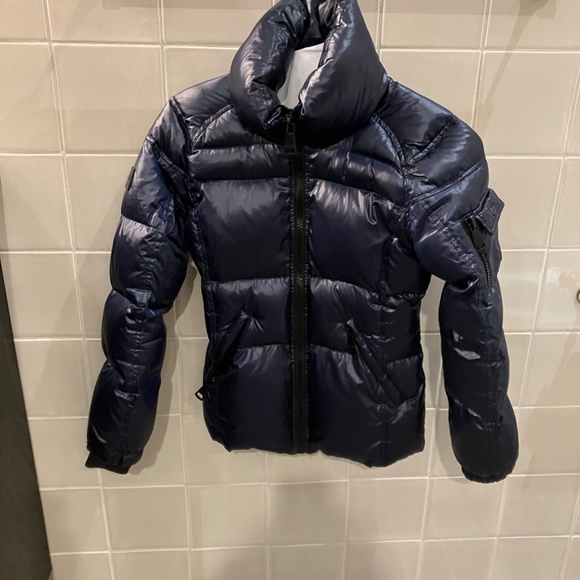 SAM NY | Jackets & Coats | Sam Ny Navy Down Puffer | Poshmark